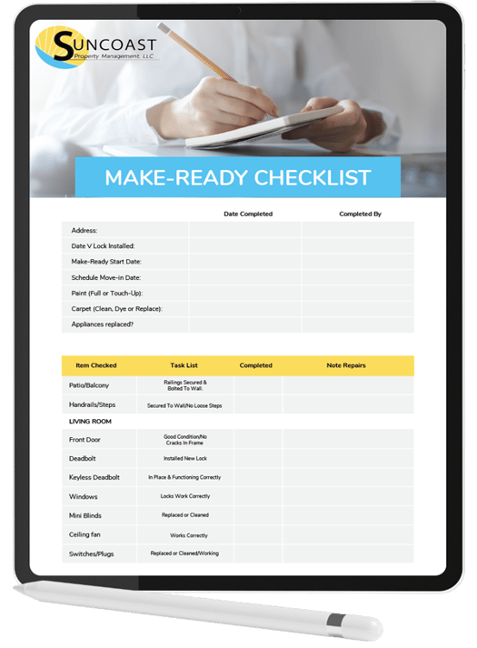 Free Make-Ready Checklist | Suncoast Property Management